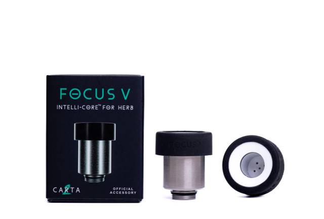 Focus V Carta 2 Full Kit: E-Rig, Case, Wireless Charger, and Dry Herb Tank